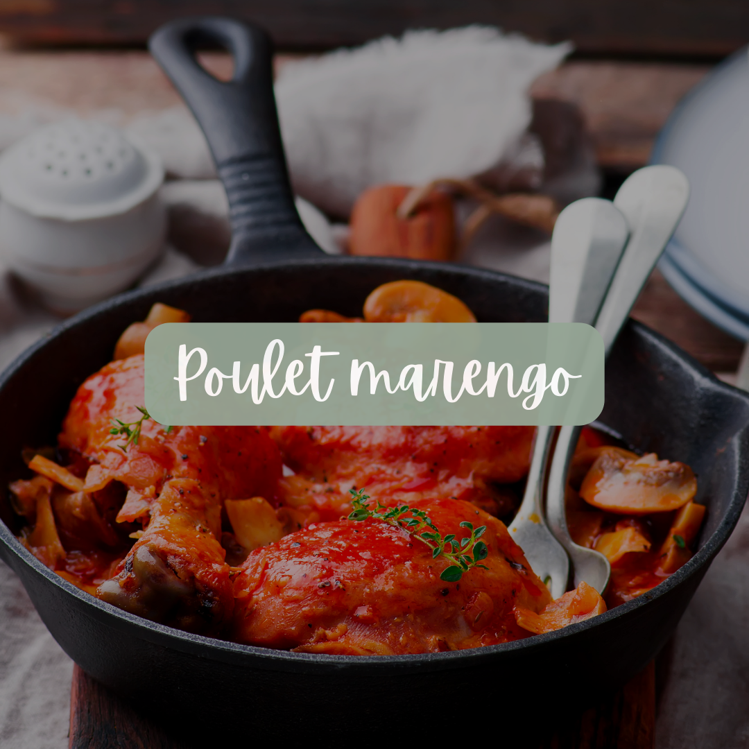 Recette – Poulet Marengo – Sacha Says Holà